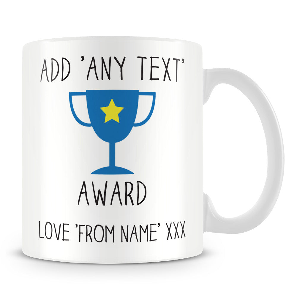 Personalised Mug With Name - Award Trophy Mug – MUGGZ